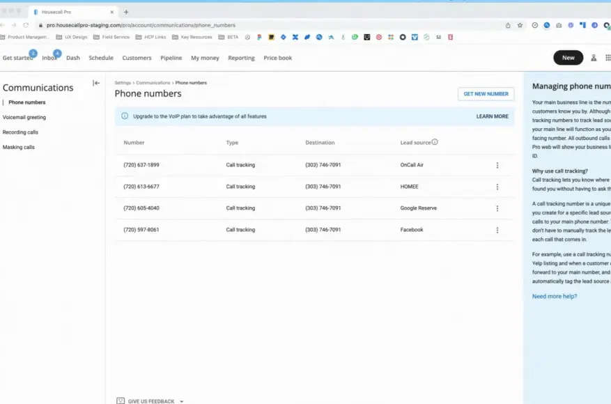 Voice Solutions Feature - Housecall Pro