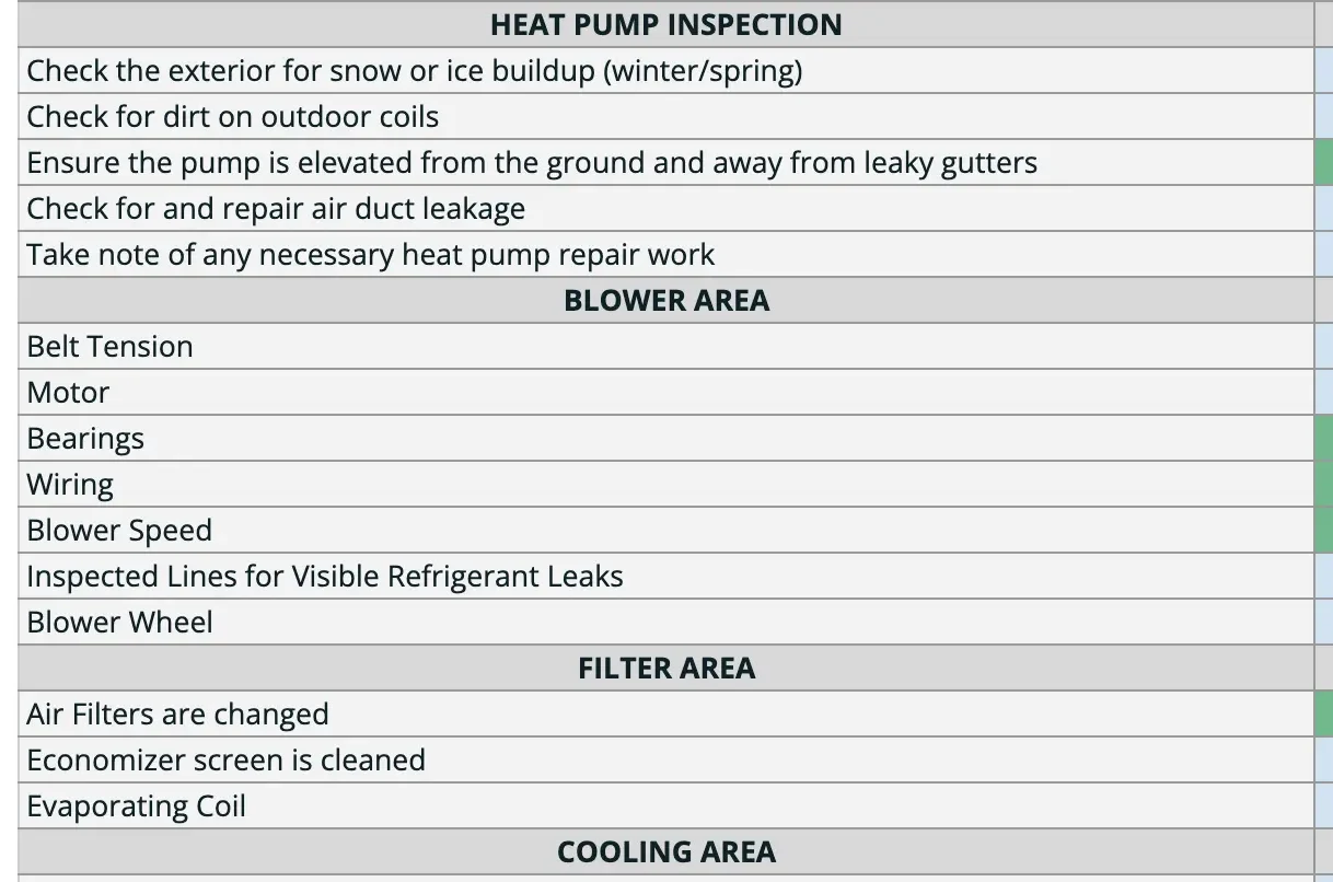 HVAC Preventive Maintenance Checklist Template (Free Download ...
