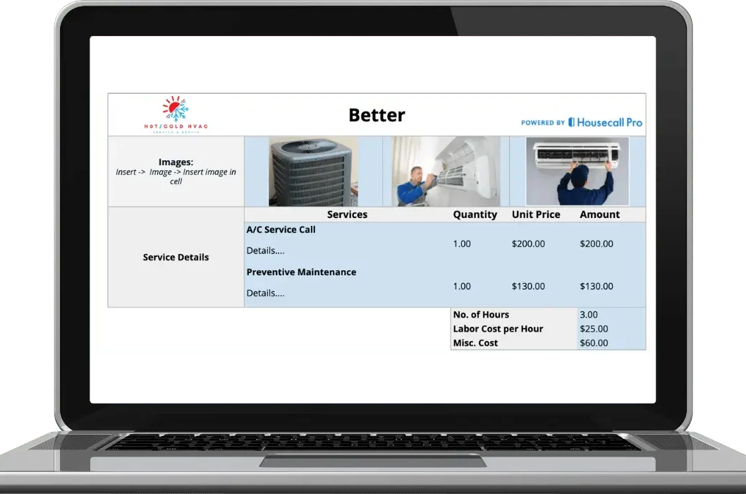 HVAC Bid Template (Free Download) - Housecall Pro
