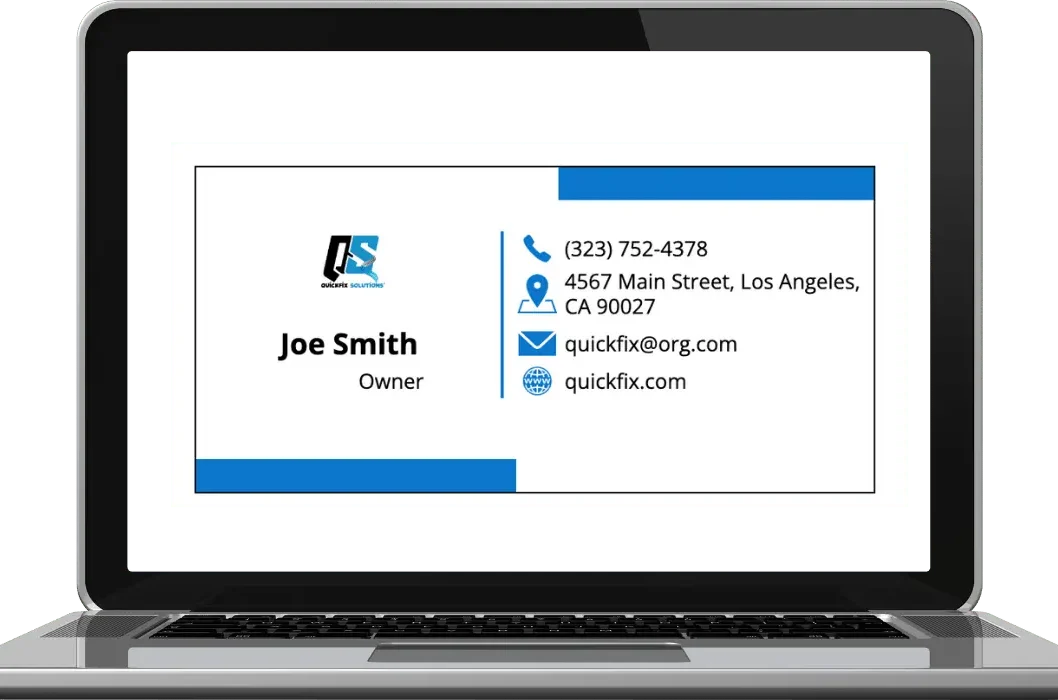 Small business job card template (free download) - Housecall Pro