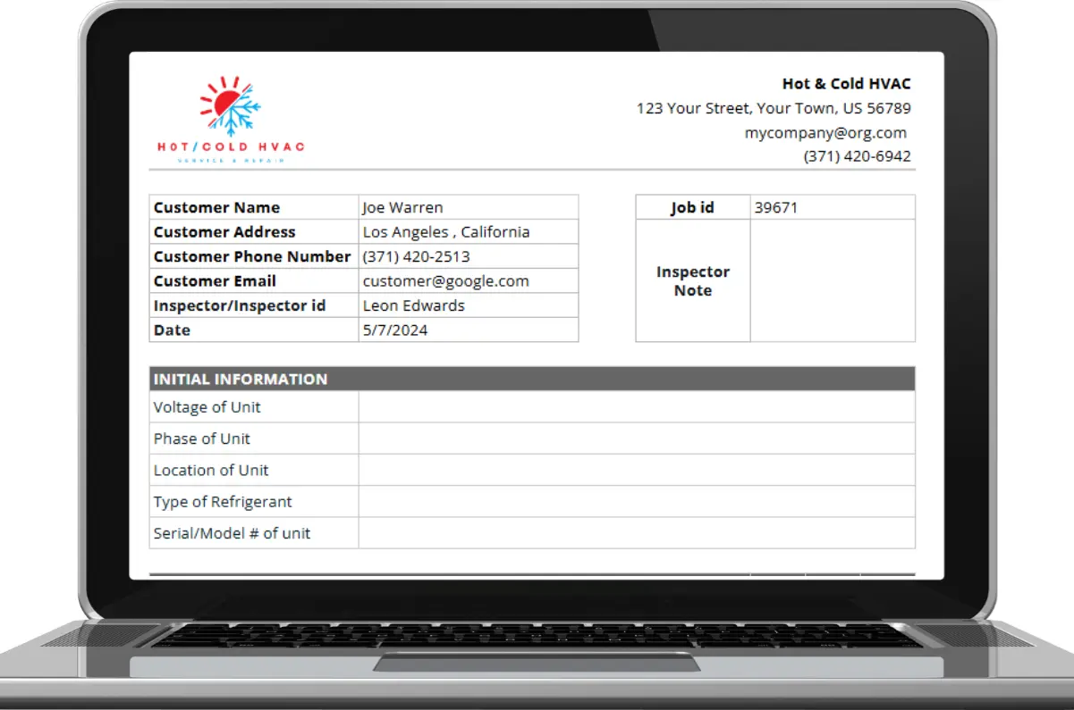 HVAC Service Call Checklist Template - Housecall Pro
